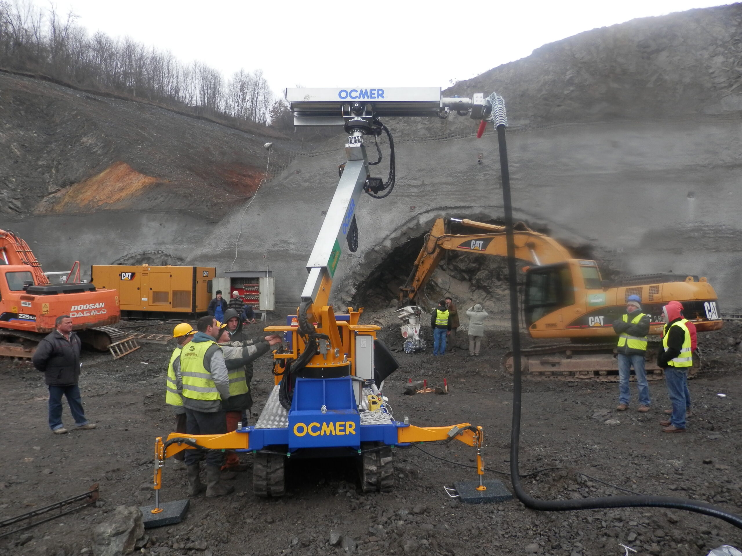 OCS-4972: Sistema Integrado de Hormigón Proyectado | Ocmer.it